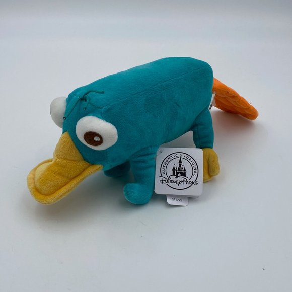 Disney | Toys | Disney Parks Perry The Platypus Plush Phineas Ferb 7 ...
